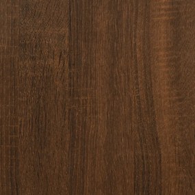 Příborník hnědý dub 69,5 x 34 x 90 cm kompozitní dřevo