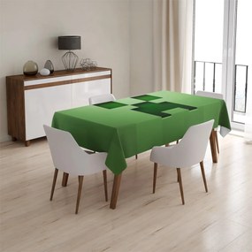 Sablio Ubrus Green Blocks - 145x240 cm