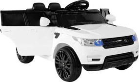 LEAN CARS Elektrické autíčko HL1638 s dálkovým ovládáním, MP3 a LED světlem bílé