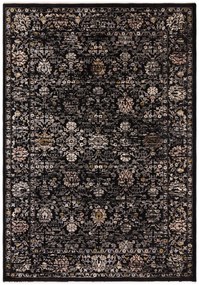 Tribeca Design Kusový koberec Airplane Black Vintage Floral Rozměry: 200x290 cm