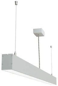 APLED - LED Lustr na lanku LOOK LED/46W/230V 4000K 120 cm stříbrná
