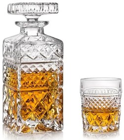 Crystal Bohemia MADISON whisky set (1+2)