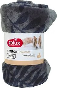 Zolux S.A.S. Pelech deka COCOON 150x100cm antracit se vzorem Zolux