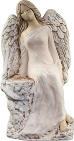 Sádrový anděl Wera cappucino 136-33