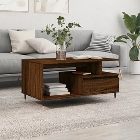 vidaXL Konferenční stolek 90 x 49 x 45 cm kompozitní dřevo [831012] Barva: Černá