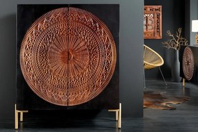 Designová komoda Fernanda 120 cm černé mango