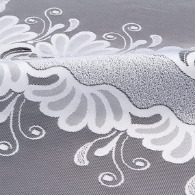 Dekorační oblouková krátká záclona na žabky KASJANA bílá 320x160 cm MyBestHome