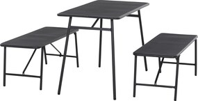 Siena Garden Set balkónového nábytku »Palma« 3dílný (2 lavice + stůl)