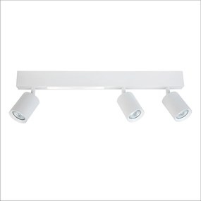 Stropní svítidlo Magnet, 3x bílé kovové stínítko + 1x LED 5W, w