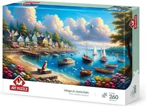 ART PUZZLE 40268 Puzzle Přístav plný plachetnic / 260 dílků / od 8 let