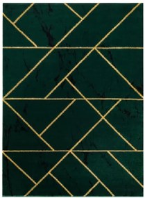 Dywany Łuszczów Kusový koberec Emerald geometric 1012 green and gold - 140x190 cm