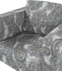 Potah na křesko IKEA Karlanda, krátký barva vícebarevná látka pletený vzor, vzorované
