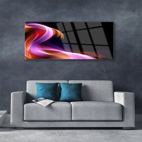 akrylový obraz Abstrakce Vlna Umění 125x50 cm