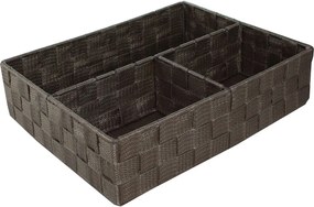 Organizér na prádlo a doplňky Compactor TEX - 3 dílný, 32 x 25 x 8 cm, Taupe (šedo-béžový)