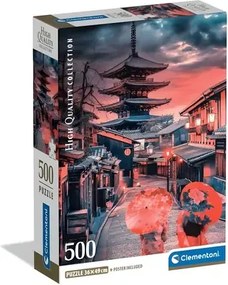 CLEMENTONI Puzzle Večer v Kjótu / 500 dílků / od 14 let