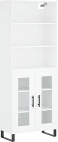 Skříň highboard bílá 69,5 x 34 x 180 cm kompozitní dřevo 3189341