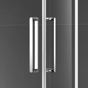 Roltechnik Outlet Čtvercový sprchový kout OBZS2 s posuvnými dveřmi Varianta: rozměry: 90x90 cm - (OBZS2/90x90 - 4000798), Barva profilů a typ výplně: profily: brillant, výplň: transparent