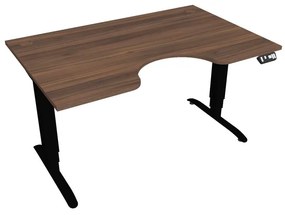 Hobis Motion Elektr. nastavitelný stůl 140x90 s pamětí - HOBIS ERGO MOTION MSE 3M 1400 Dekor stolové desky: ořech, Barva kovové podnože: černá