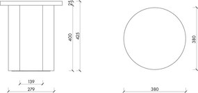 Červená stolička Oly – noo.ma