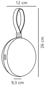 Nordlux -LED Stmívatelné venkovní přenosné svítidlo BRING TO-GO LED/1W/3,7V IP54