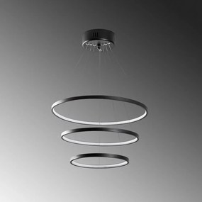 Černé LED závěsné svítidlo ø 50 cm Simit – Opviq lights