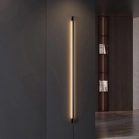 Toolight Toolight, LED nástěnné svítidlo 150cm, 20W, 3000K, LHJ066-W, černá matná, OSW-60034