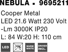 Závěsné LED svítidlo NOVA LUCE NEBULA 21,6W 3000K 9695211