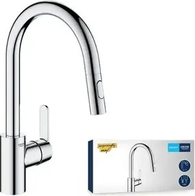 Grohe Get - Dřezová baterie s výsuvnou sprškou chrom