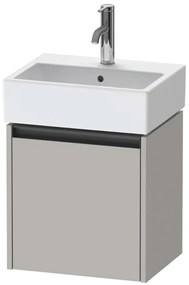 Duravit Ketho.2 - Umyvadlová skříňka 44x43x34 cm, 1 dvířka, panty vpravo, matná šedá K25070L07070000