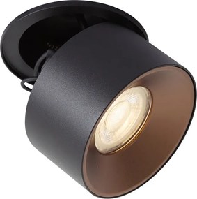 Moderní vestavné bodové svítidlo černé GU10 50mm - Echo
