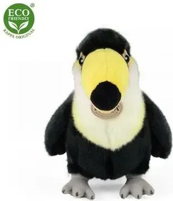 RAPPA Plyšový tukan 23 cm / ECO-FRIENDLY / od 0 měsíců