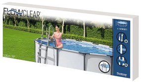Bestway 4stupňový bezpečnostní bazénový žebřík Flowclear 132 cm - Default Title