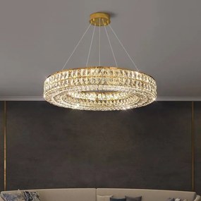 Toolight Toolight, LED stropní svítidlo 60cm APP1568-CP, zlatá, OSW-06979