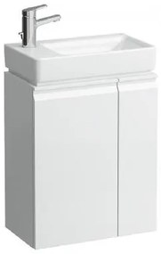 Laufen Pro S - Umyvadlová skříňka s dvířky a boční policí vpravo, 470x275x605 mm, matná bílá H4830010954631