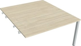 Hobis Kancelářský stůl řetězící Hobis USD 1400 R, deskaakát, černá černá