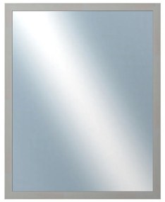 DANTIK - Zarámované zrcadlo - rozměr s rámem cca 40x50 cm z lišty PASTELKA šedá rovná (2966)
