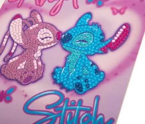 CRAFT ID Diamantové malování Angel a Stitch se stojánkem