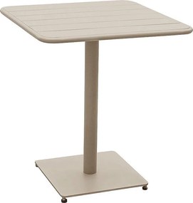 Hliníkový stolek RUBBY 65x65 cm (ivory)