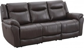 FALCO Sedací souprava Komfort – pravá kůže a elektrický relax