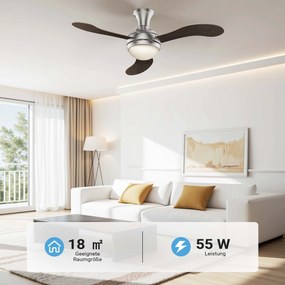 Stropní ventilátor Wiltec – 130 cm (65055)