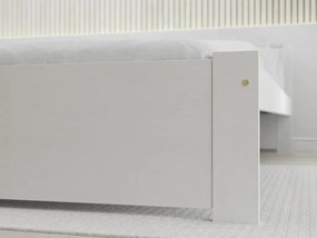 Postel IKAROS 80 x 200 cm, bílá Matrace: Matrace Coco Maxi 20 cm, Rošt: Bez roštu