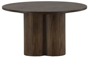 Konferenční stolek Olivia, hnědý, ⌀80