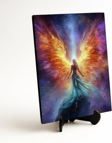 DUBLEZ | Barevný obraz - Energetický anděl | UV tisk, Premium