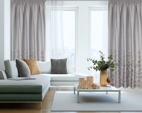 ZATEMŇOVCÍ ZÁVĚS NA PÁSCE MARIELA 140X270 CM VZOROVANÁ