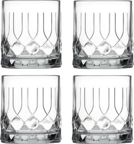 Sklenice v sadě 4 ks na whiskey 340 ml Chicago – La Rochére