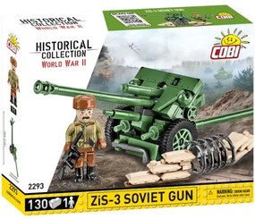 Cobi 2293 II WW ZiS 3 Soviet gun, 1:35, 130 kostek