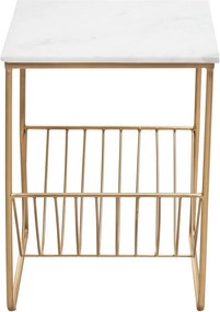 Odkládací stolek s mramorovou deskou 40x40 cm Mandoli – Premier Housewares