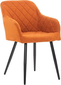 Jídelní židle Shila látka – oranžová
