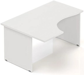 Ergonomický stůl Visio 140 x 100 cm, levý, bílá