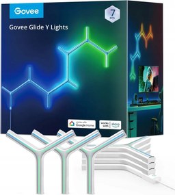 Světelný Panel Led Osvětlení Govee H6065 7PACK Rgbic 2.4GHZ Gaming Wi-fi